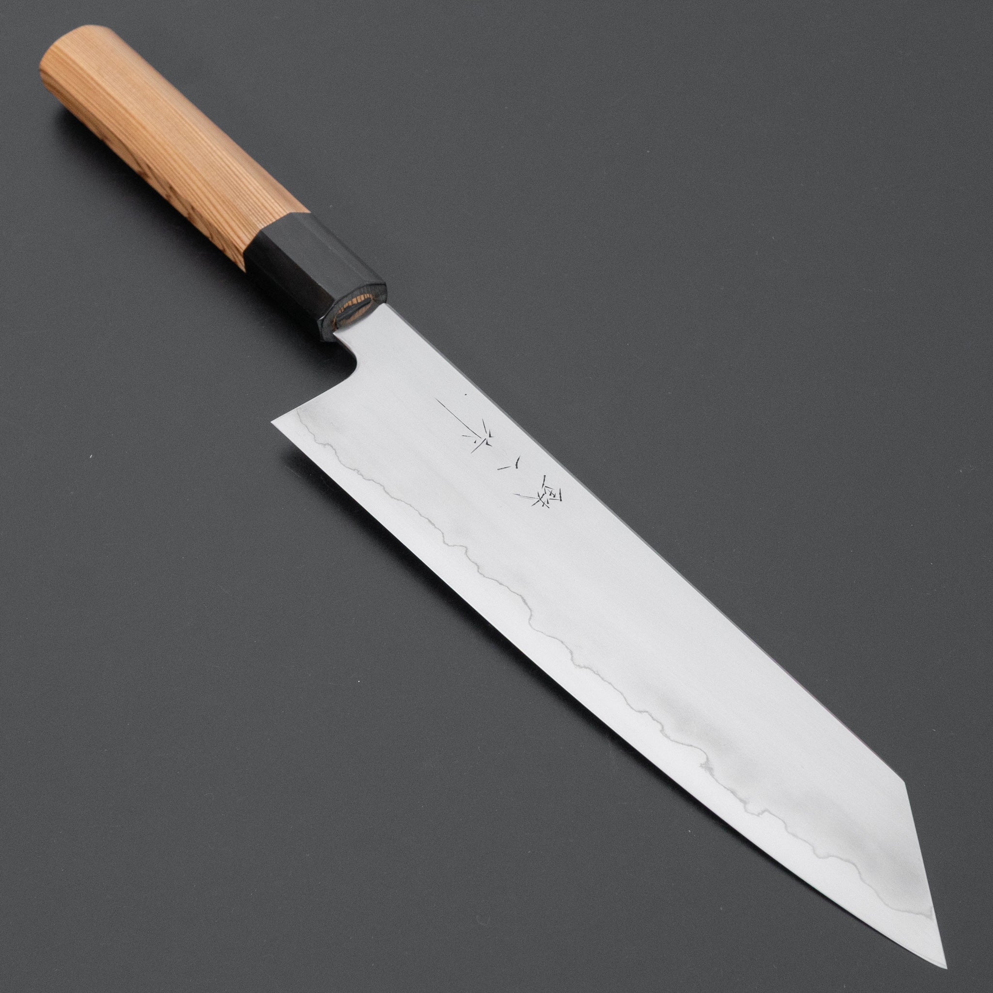 Tetsujin Silver #3 Ukiba Kiritsuke Gyuto 240mm Yakusugi Cedar Handle ...